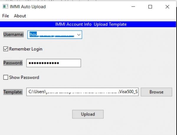 Visa Robot Software – Applications & Forms Automation Service